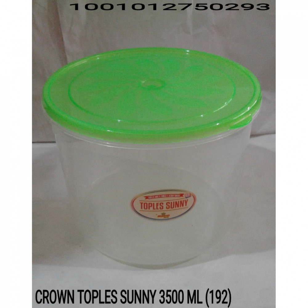 Mamasuka Kitchenstore - CROWN TOPLES SUNNY 3500ML TRANS(192)