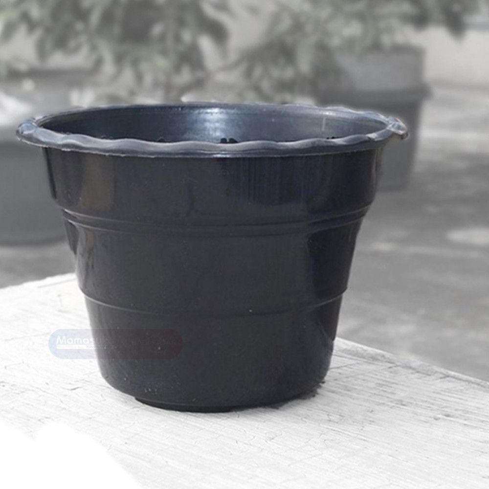 Mamasuka Kitchenstore - HDV $ POT BUNGA 30 HITAM (72)