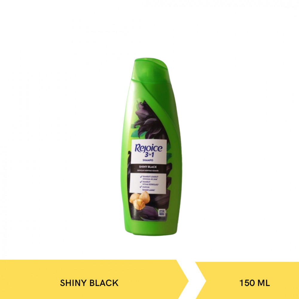 Mega Swalayan - REJOICE SHP SHINY BLACK 150ML X 24