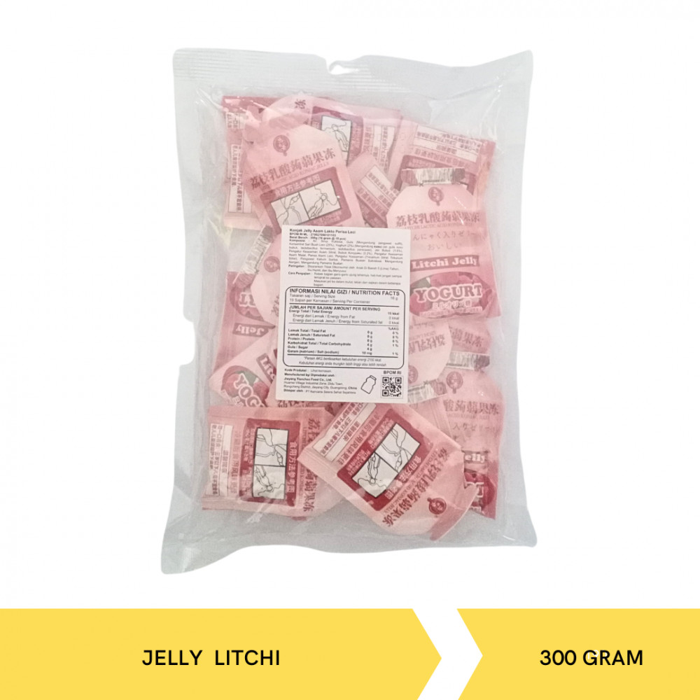 Mega Swalayan - DOU-DOU JELLY LITCHI 300G X 20