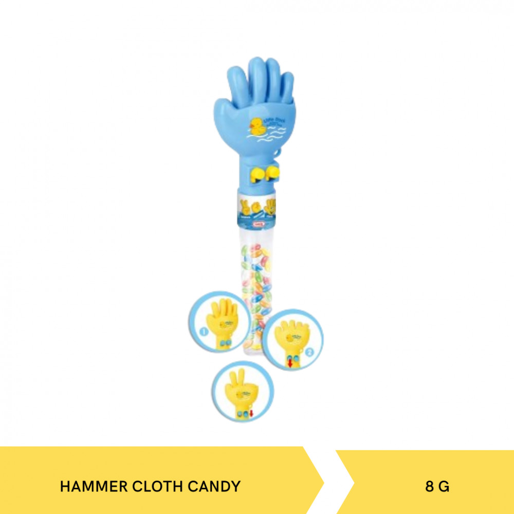 Mega Swalayan - JUQI SCISSORS HAMMER CLOTH CANDY 8G X 24 X 6KTK