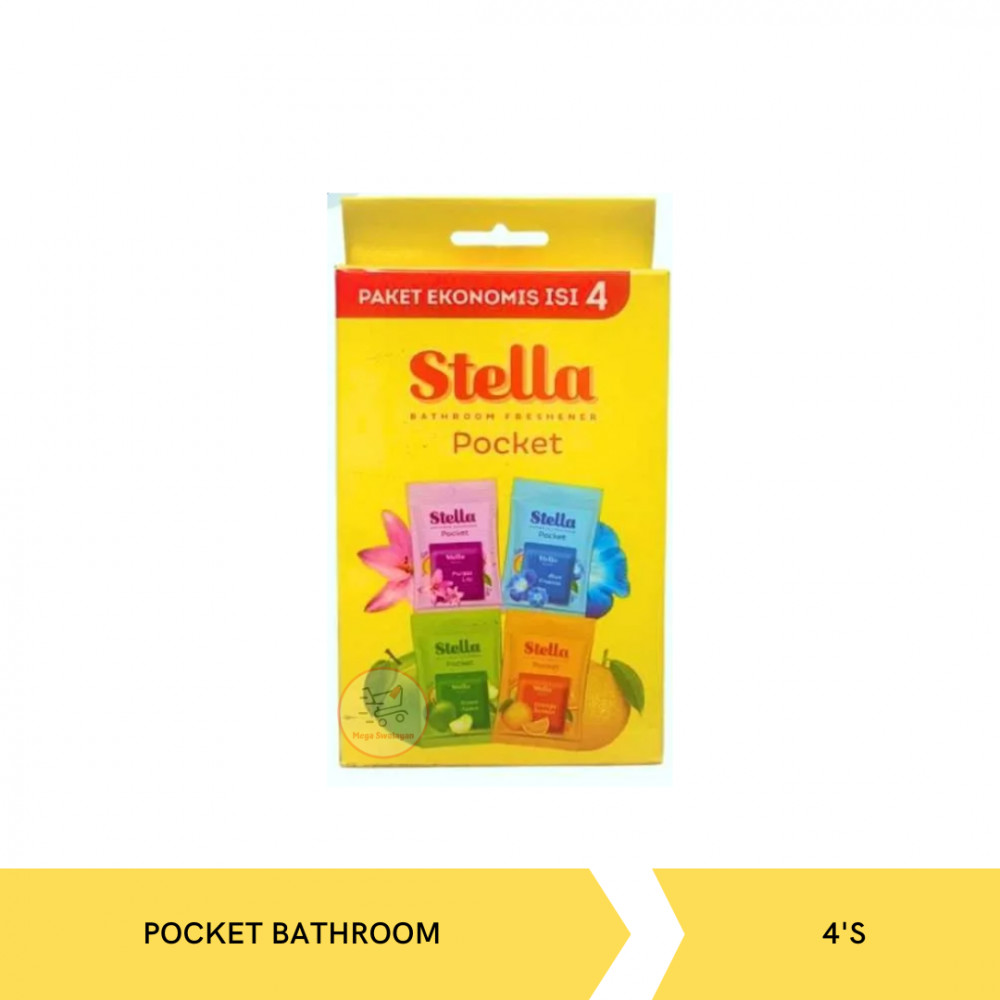 Mega Swalayan - STELLA POCKET BATHROOM PACK/4`S X 18
