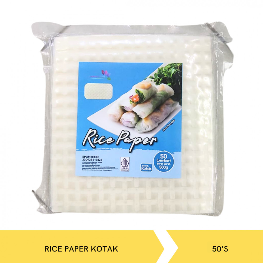 Mega Swalayan - JSF RICE PAPER KOTAK 500G/50`S