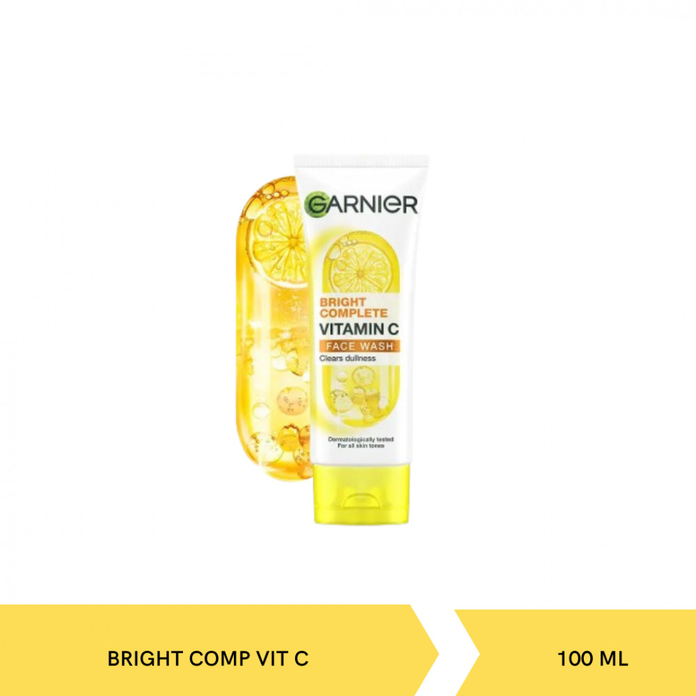 Mega Swalayan - GARNIER BRIGHT COMP VIT C FACE WASH 100ML