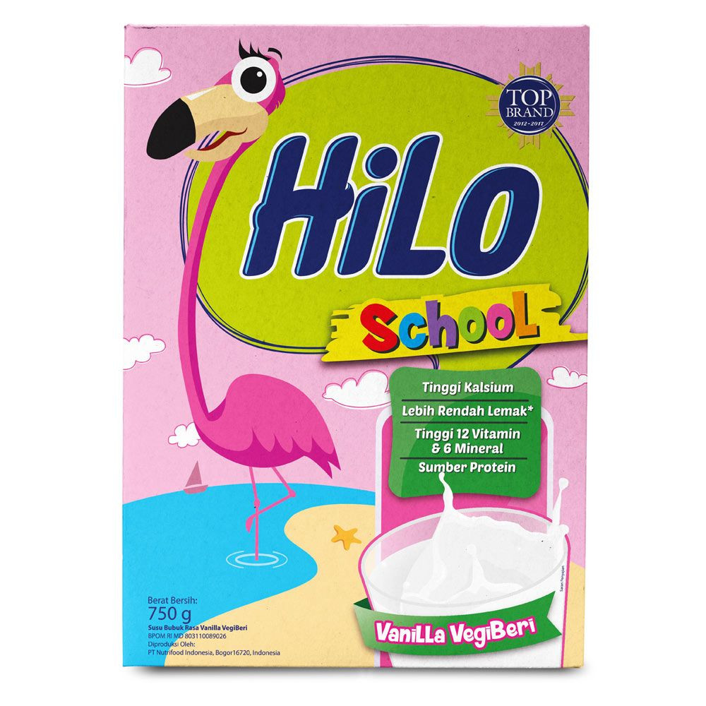 Mega Swalayan - HILO SCHOOL VANILLA VEGIBERI 750G X 6
