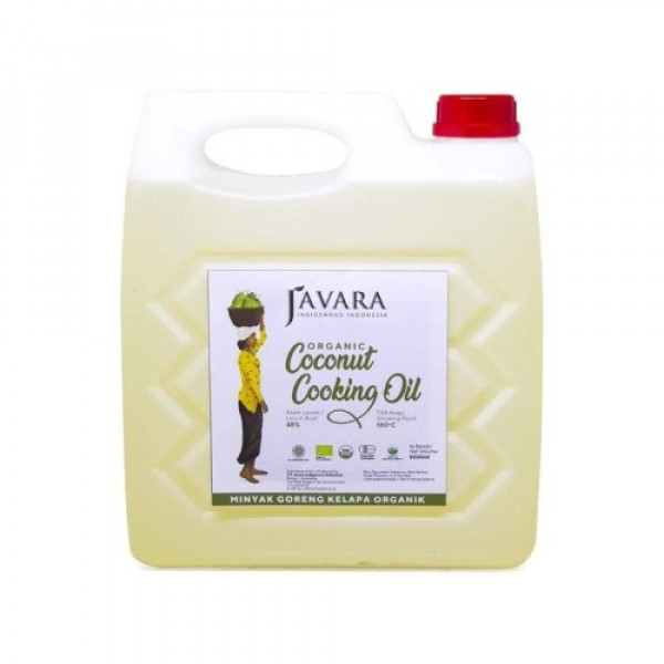 Mega Swalayan - JAVARA COCONUT COOKING OIL GLN 5L X 4