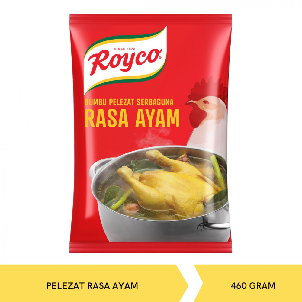 Mega Swalayan - ROYCO PELEZAT RASA AYAM 460G X 12