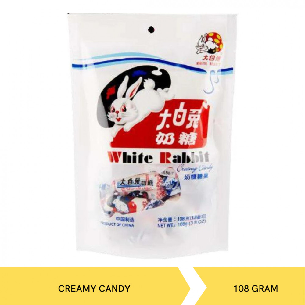 Mega Swalayan - WHITE RABBIT CREAMY CANDY 108G X 24