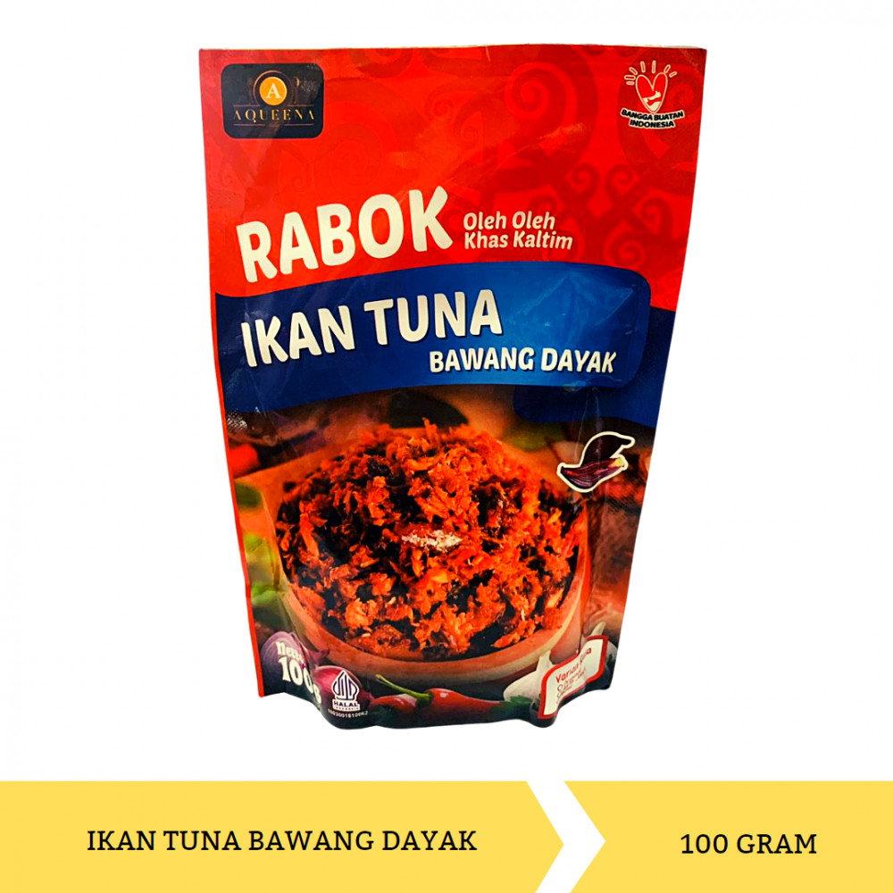 Mega Swalayan - AQUEENA RABOK IKAN TUNA 100G