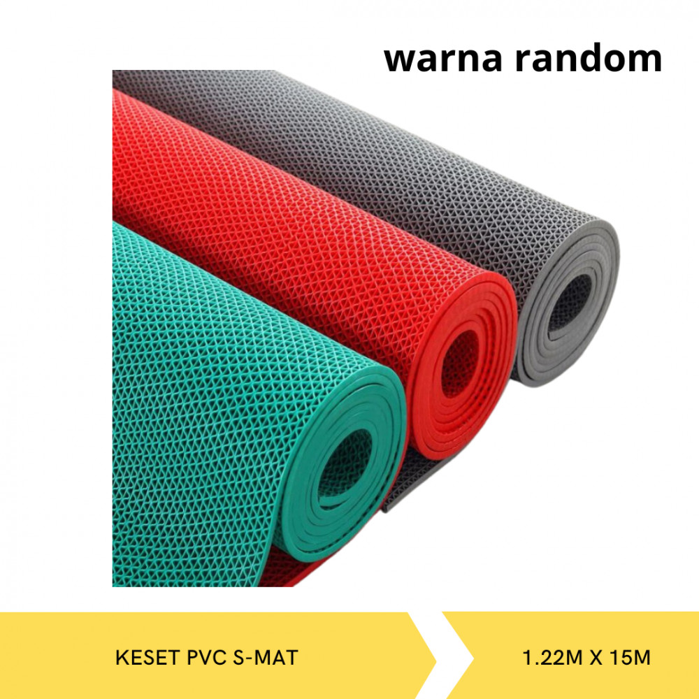 Mega Swalayan - KESET PVC S-MAT 1.22M X 15M