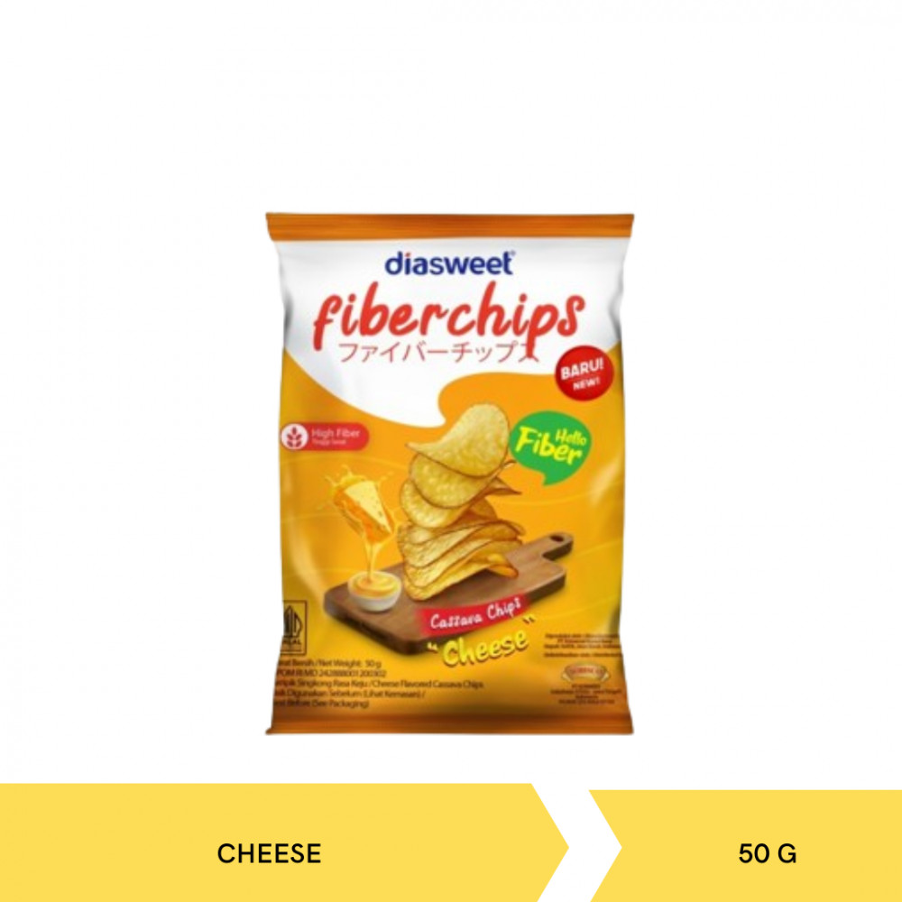 Mega Swalayan - DIASWEET FIBERCHIPS CHEESE 50G X 30