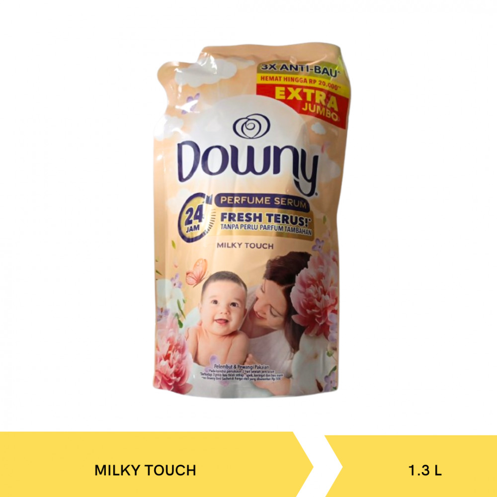 Mega Swalayan - DOWNY PELEMBUT MILKY TOUCH 820MLX12