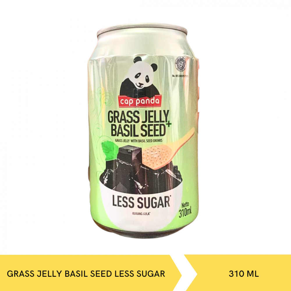 Mega Swalayan - PANDA DRINK GRASS JELLY BASIL LESS SUGAR 310ML X 24