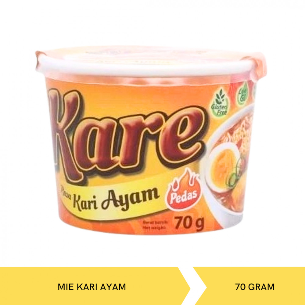 Mega Swalayan - SAGO MEE MIE KARE AYAM PEDAS CUP 70G X 24