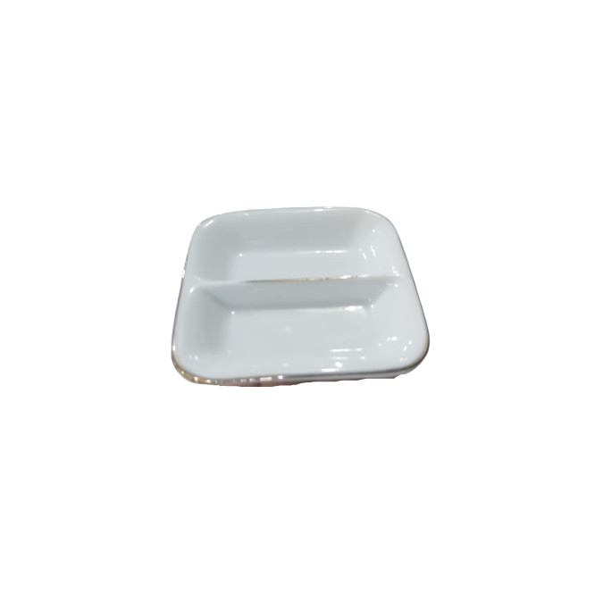 Mega Swalayan - SANGO 25190 SQUARE DIVIDED SAUCE DISH