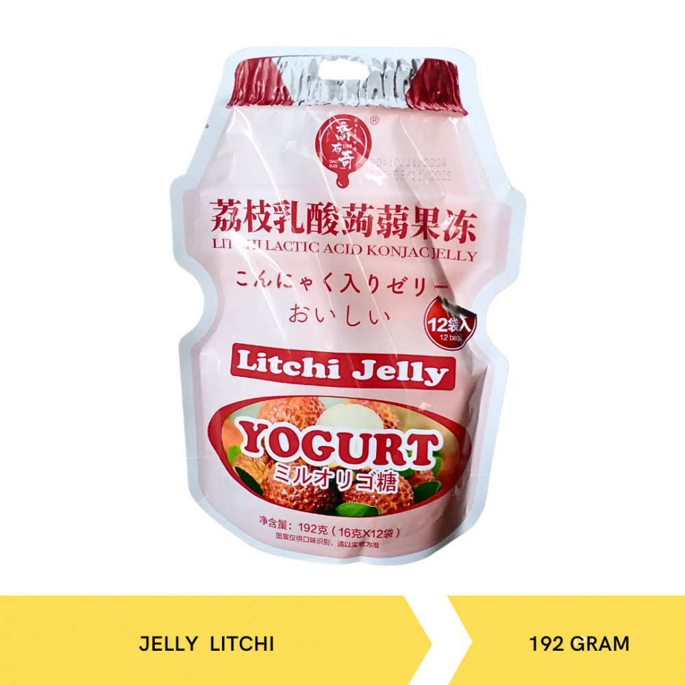 Mega Swalayan - DOU-DOU JELLY LITCHI 192G X 24