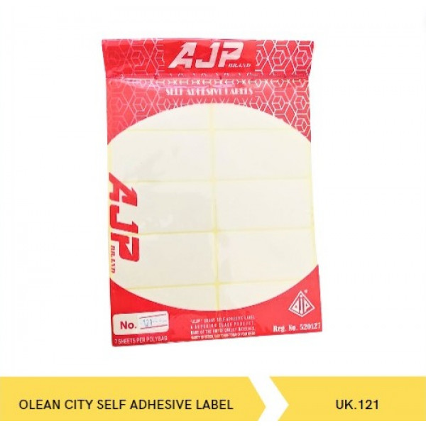 Mega Swalayan - OLEAN CITY SELF ADHESIVE LABEL UK.121