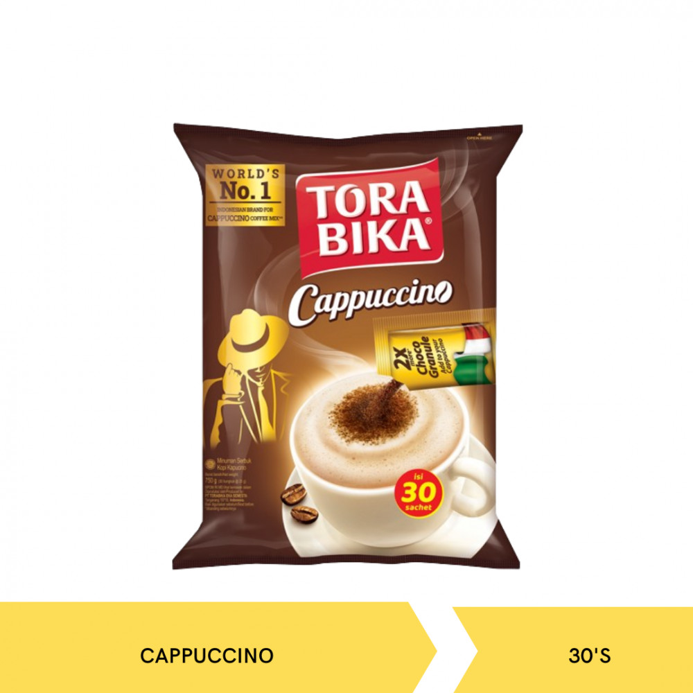 Mega Swalayan - TORABIKA CAPPUCINO BAG 25G/30`S X 8