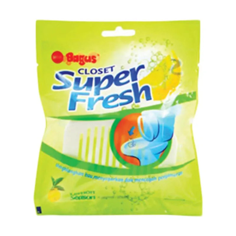 Mega Swalayan - BAGUS CLOSET SUPER FRESH LEMON 60G - DNR