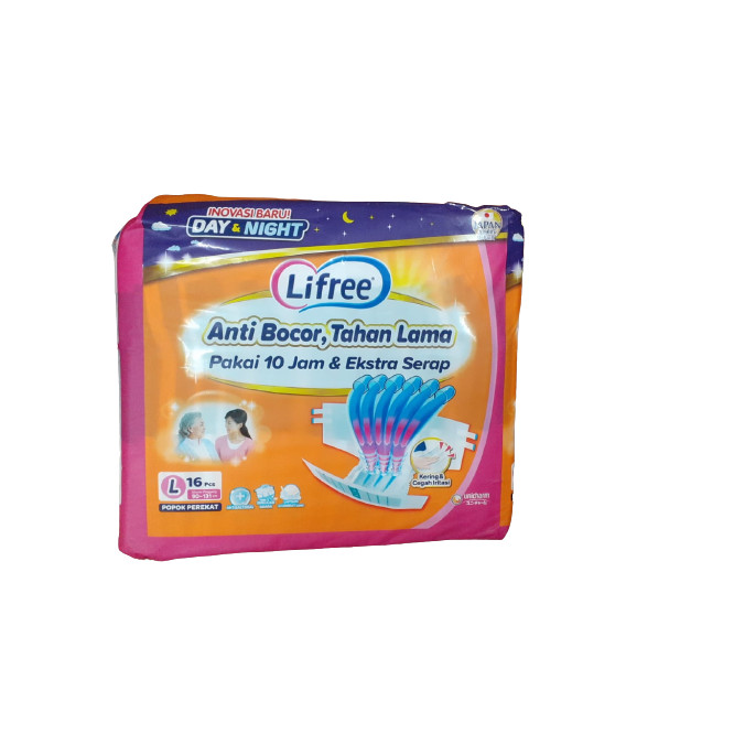 Mega Swalayan - LIFREE POPOK PEREKAT XTRA SERAP L15 X 8