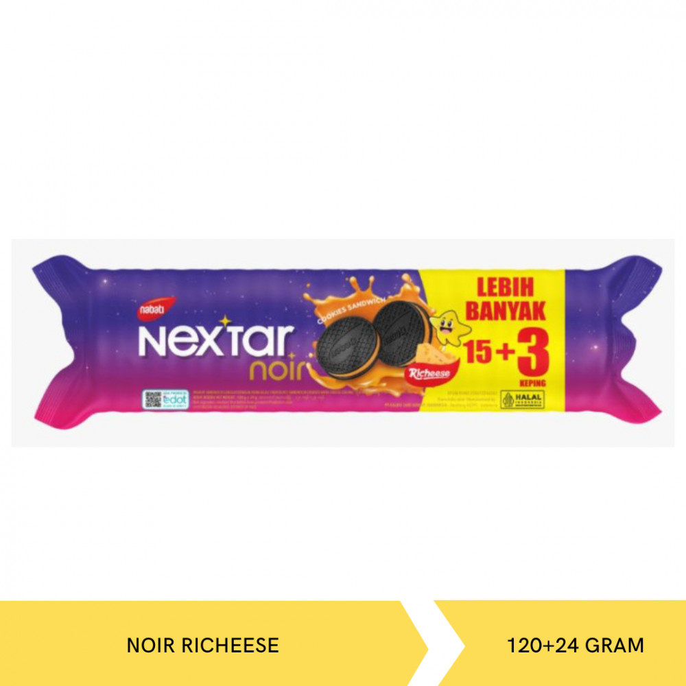 Mega Swalayan - NEXTAR NOIR RICHEESE 120+24G X 24