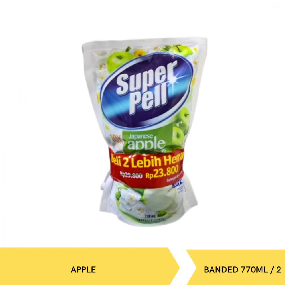 Mega Swalayan - SUPERPELL APPLE BANDED 770ML/2`S X6