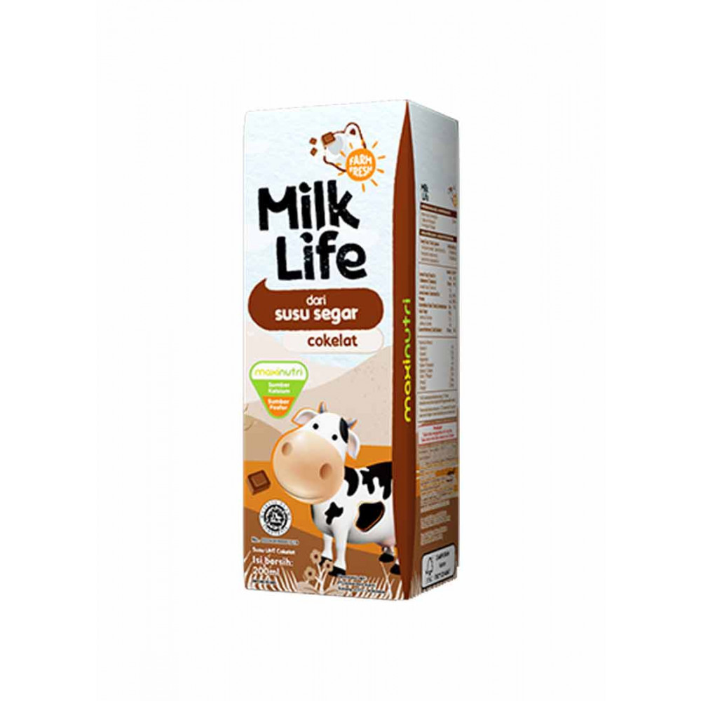 Mega Swalayan - MILK LIFE UHT CHOCO 200ML X 24
