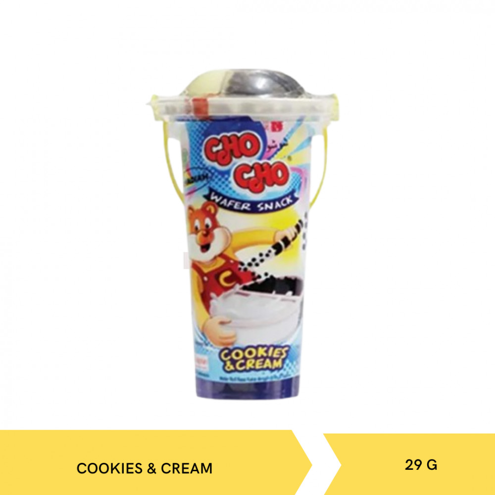 Mega Swalayan - CHOCOHO SNACK COOKIES&CREAM 29G X 10