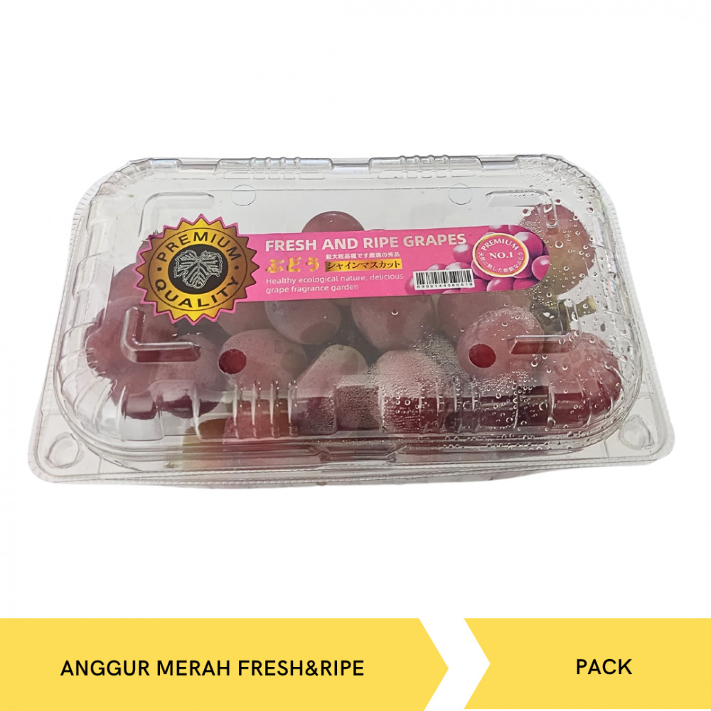 Mega Swalayan - ANGGUR MERAH FRESH&RIPE PACK X 10