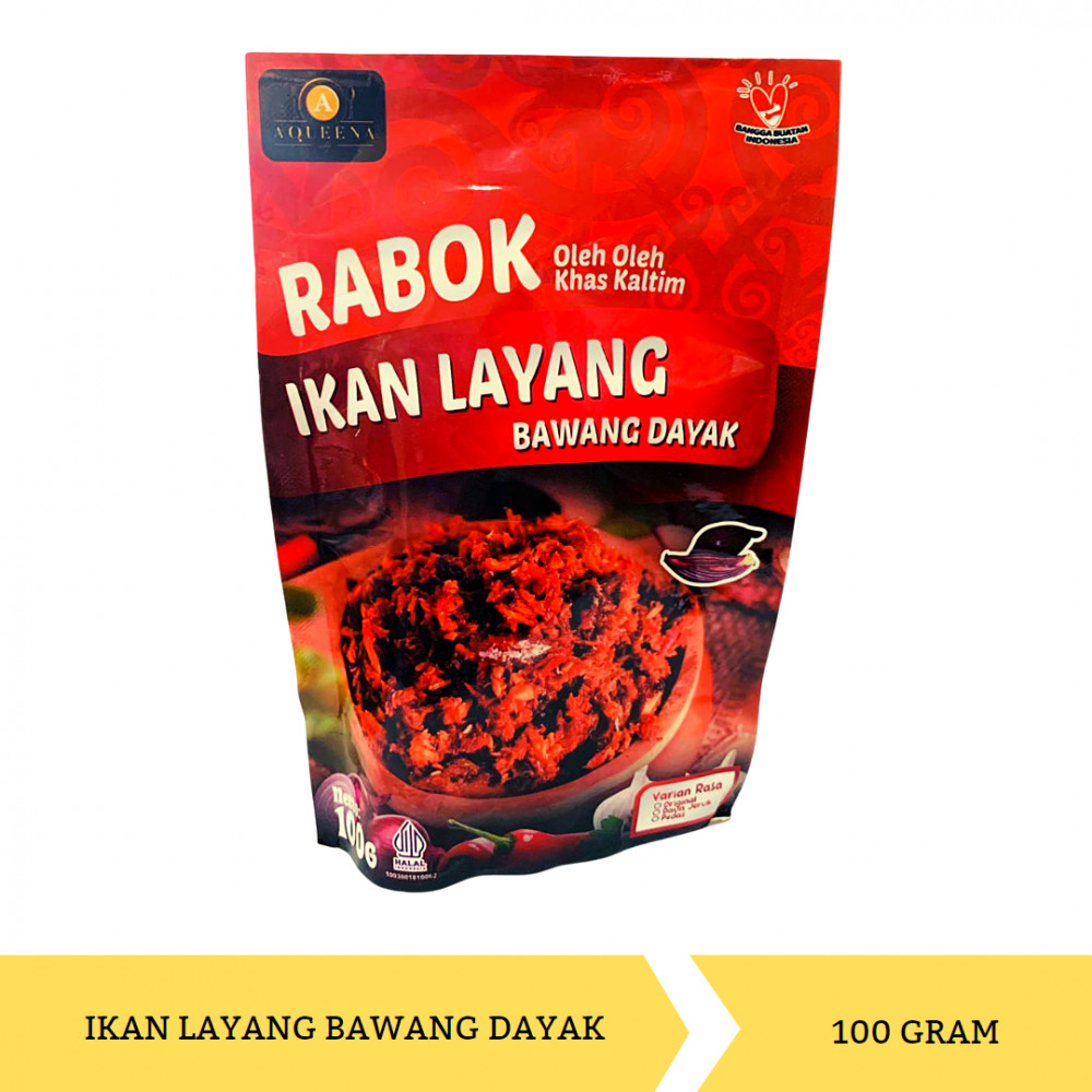 Mega Swalayan - AQUEENA RABOK IKAN LAYANG 100G