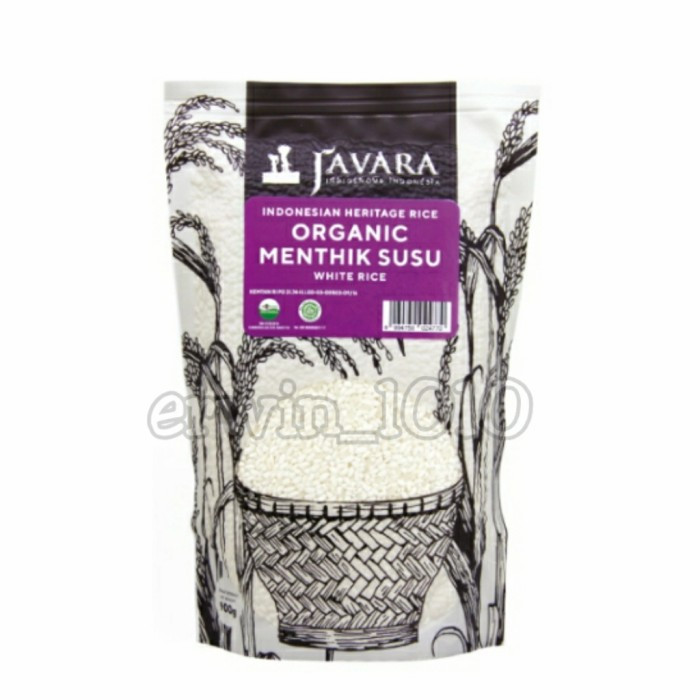 Mega Swalayan - JAVARA ORGANIC WHITE RICE MENTHIK SUSU 900G X 6
