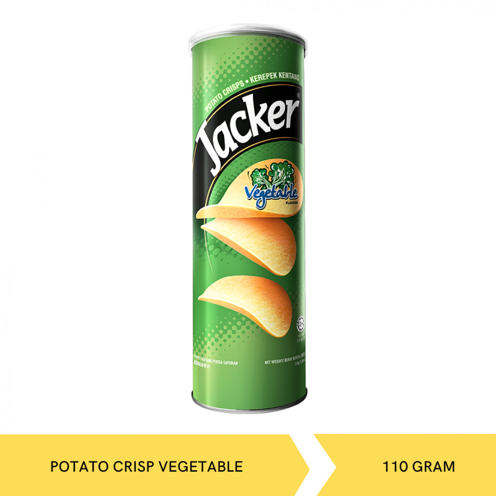 Mega Swalayan - JACKER POTATO CRISP VEGETABLE 110G X 24