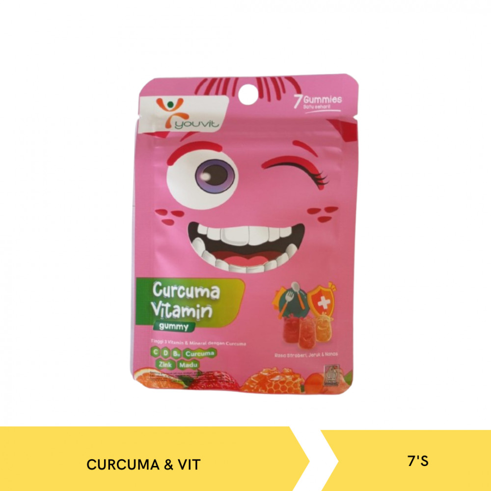 Mega Swalayan - YOUVIT CURCUMA&VIT KIDS 7`S X 10