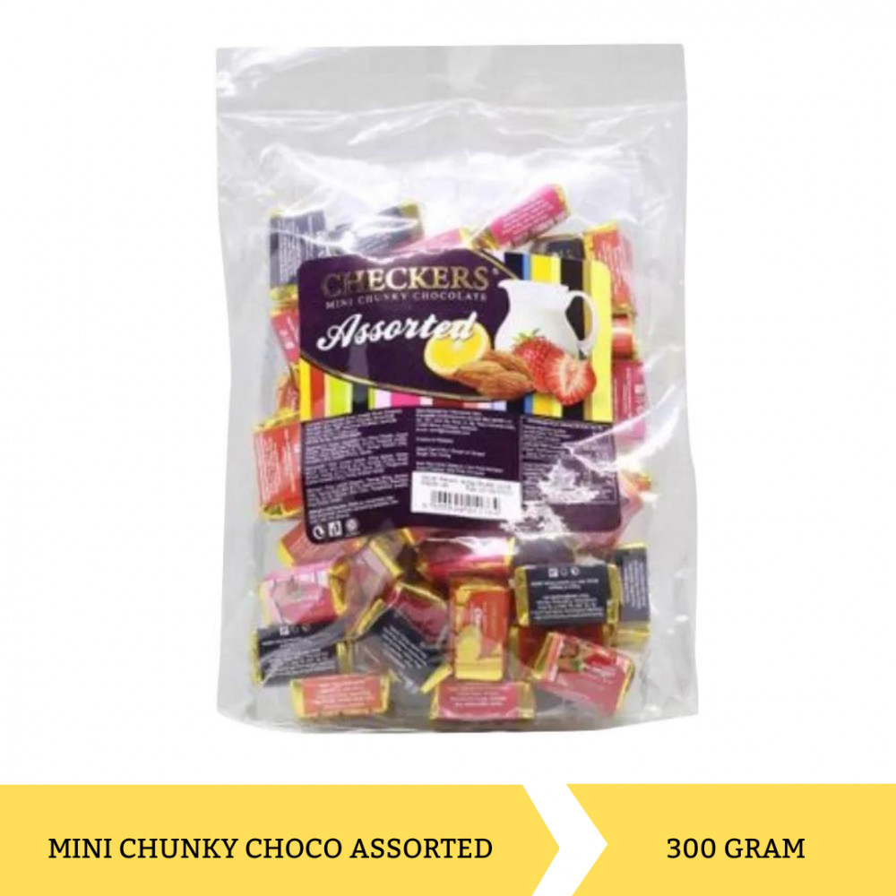 Mega Swalayan - CHECKERS MINI CHUNKY CHOCO ASSORTED 300G X 30