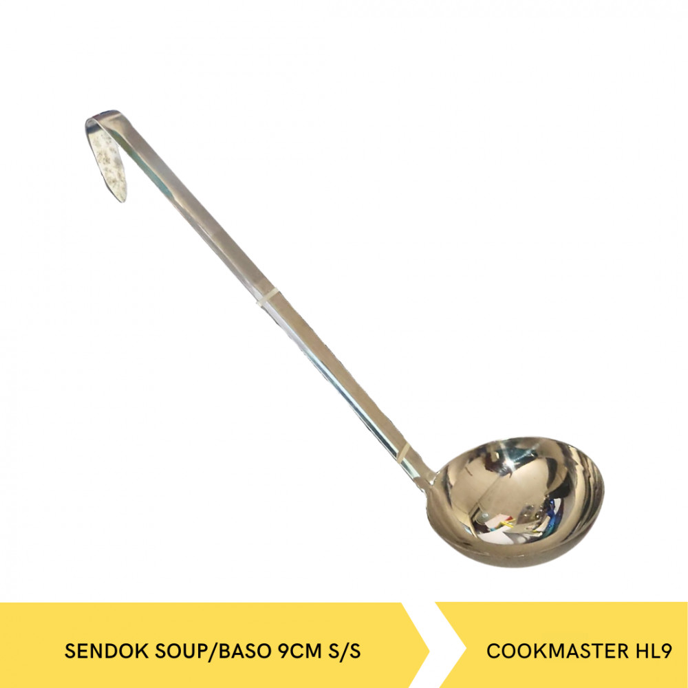 Mega Swalayan - COOKMASTER HL9 SENDOK SOUP/BASO 9CM S/S