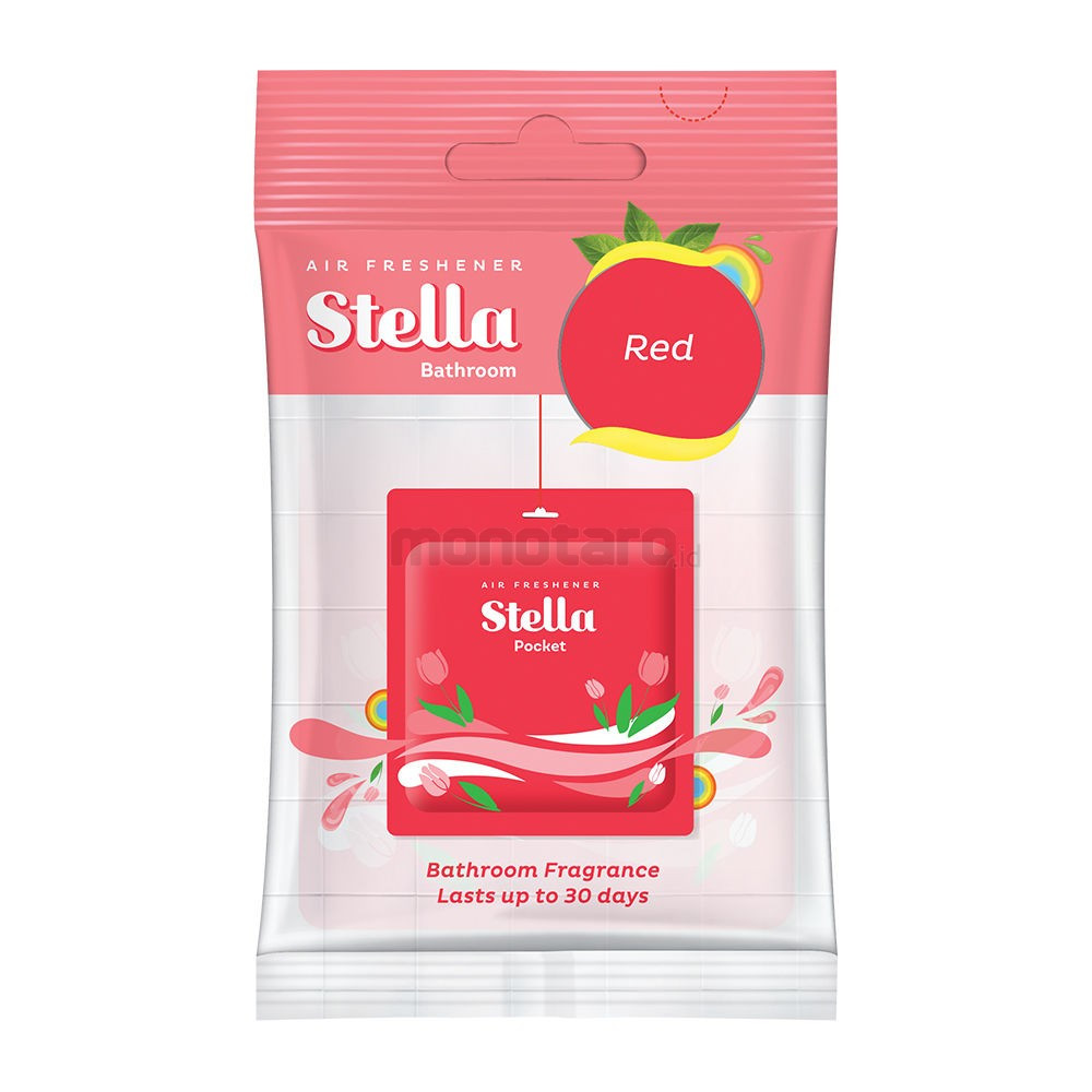 Mega Swalayan - STELLA POCKET BATHROOM RED 10G-N/A