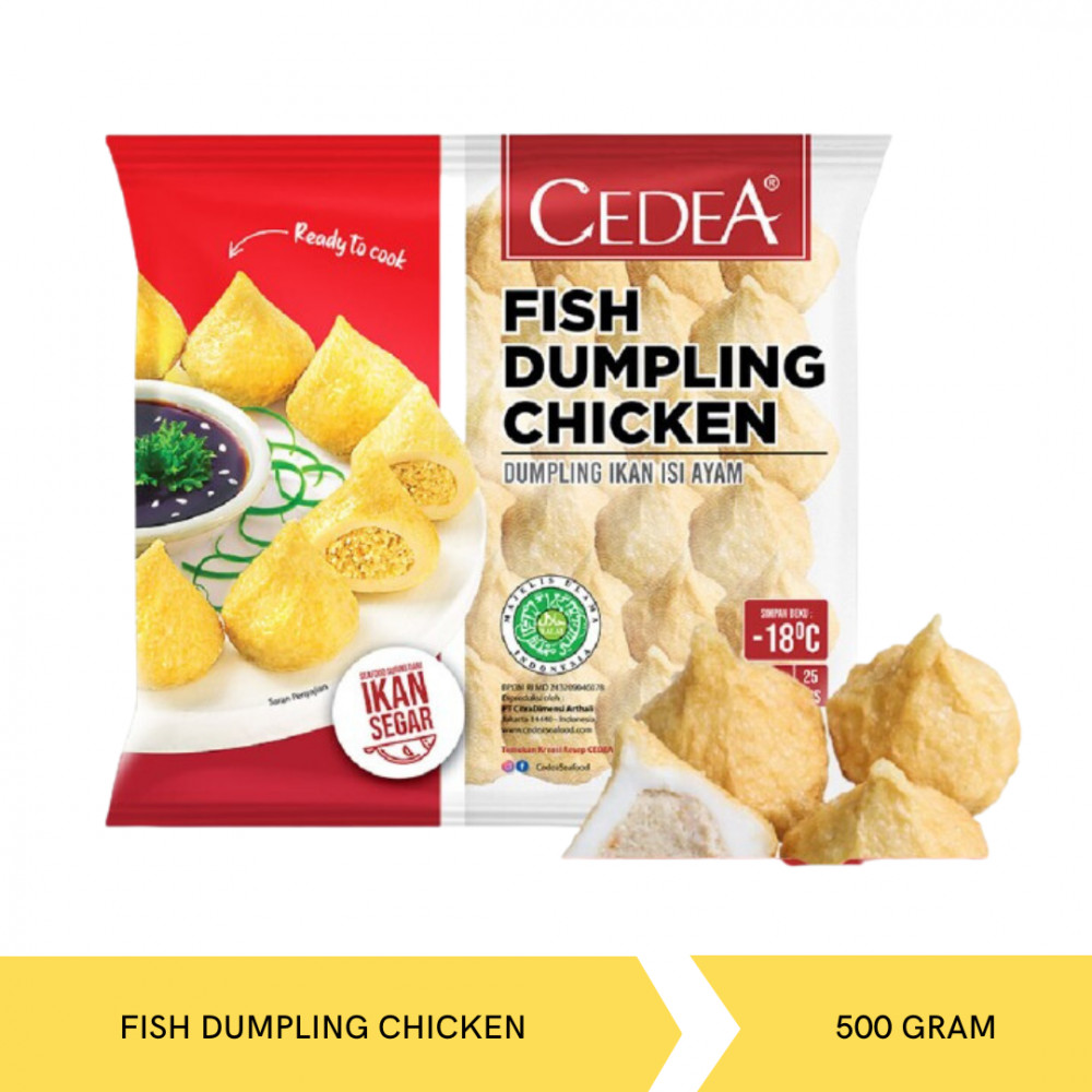 Mega Swalayan - CEDEA FISH DUMPLING CHICKEN 500GX24