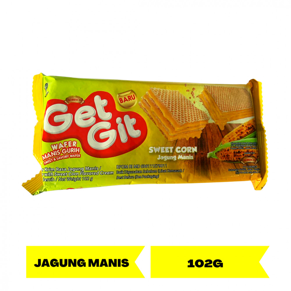 Mega Swalayan - GET GIT WAFER SWEETCORN 102G X 48