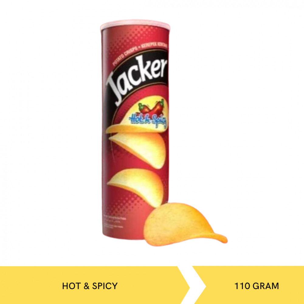 Mega Swalayan - JACKER POTATO CRISP HOT SPICY 110G X 24