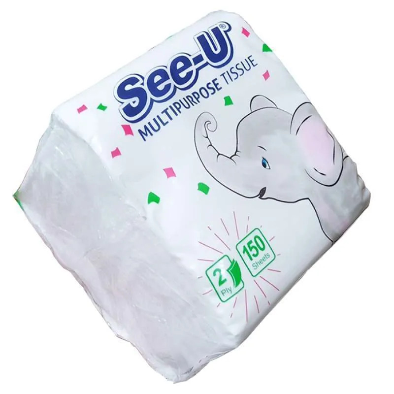 Panen Square - SEE-U MULTIPURPOSE TISSUE 150`S
