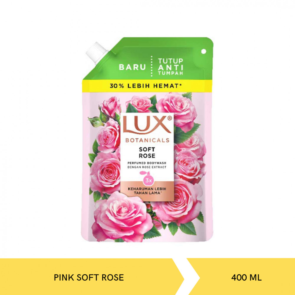 Mega Swalayan - LUX BW PINK SOFT ROSE POUCH 400ML X 24