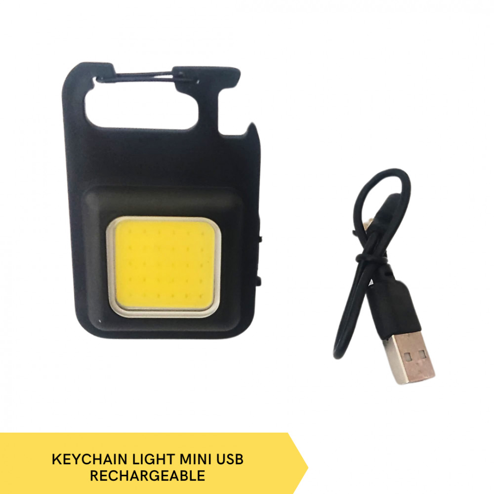 Mega Swalayan - KEYCHAIN LIGHT MINI USB RECHARGEABLE