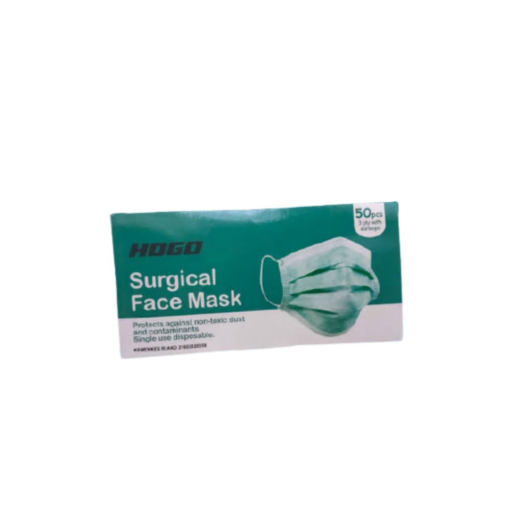 Mega Swalayan - HOGO SURGICAL FACE MASK 3PLY 50`S EARLOOP X 40