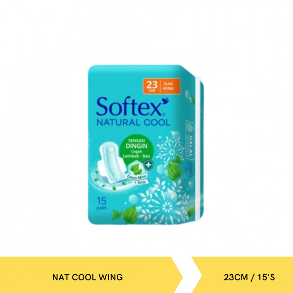 Mega Swalayan - SOFTEX NAT COOL WING 23CM/15`S X 24