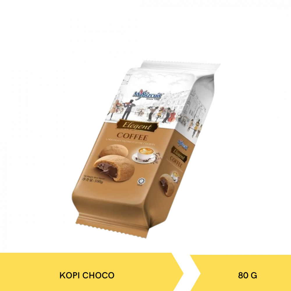 Mega Swalayan - MY BIZCUIT COOKIES KOPI CHOCO 80G X 24