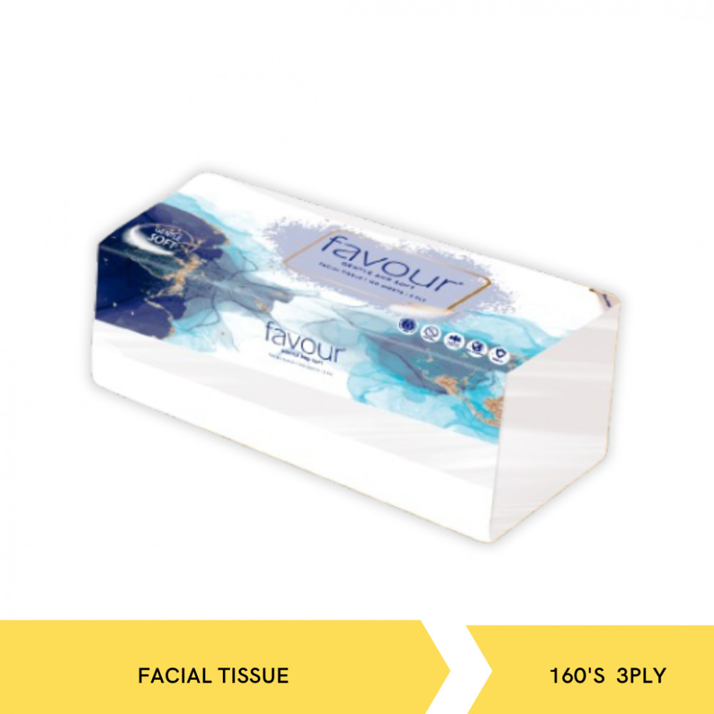 Mega Swalayan - FAVOUR TISSUE FACIAL PRESTIGE 160`S 3PLYX48