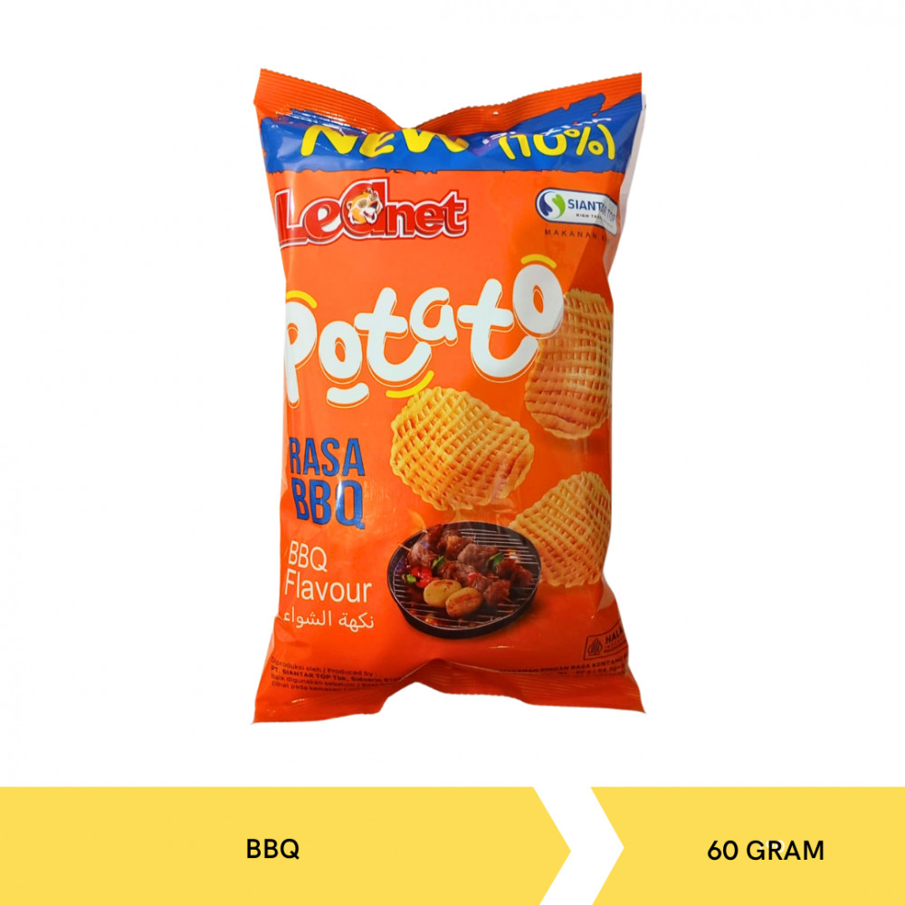 Mega Swalayan - LEANET POTATO BBQ 60G X 20