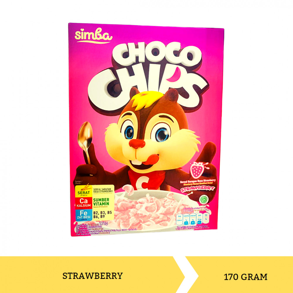 Reny Swalayanku - SIMBA CHOCO CHIP STRAWBERRY 170 GR