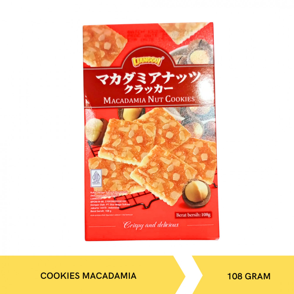 Mega Swalayan - LIANGGUI COOKIES MACADAMIA 108GX24