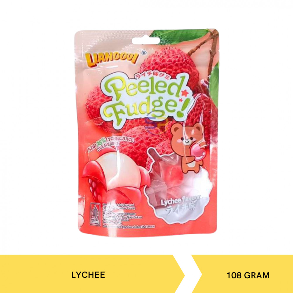 Mega Swalayan - LIANGGUI CANDY PEELED FUDGE LYCHEE 108GX40